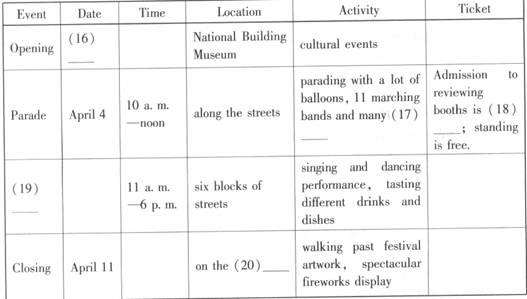 第一节 阅读理解(共15小题,每小题2分.满分30分) 阅读下列短文.从每题所给的A.B.C和D项中.选出最佳选项.并在答题卡上将该项涂黑 ...